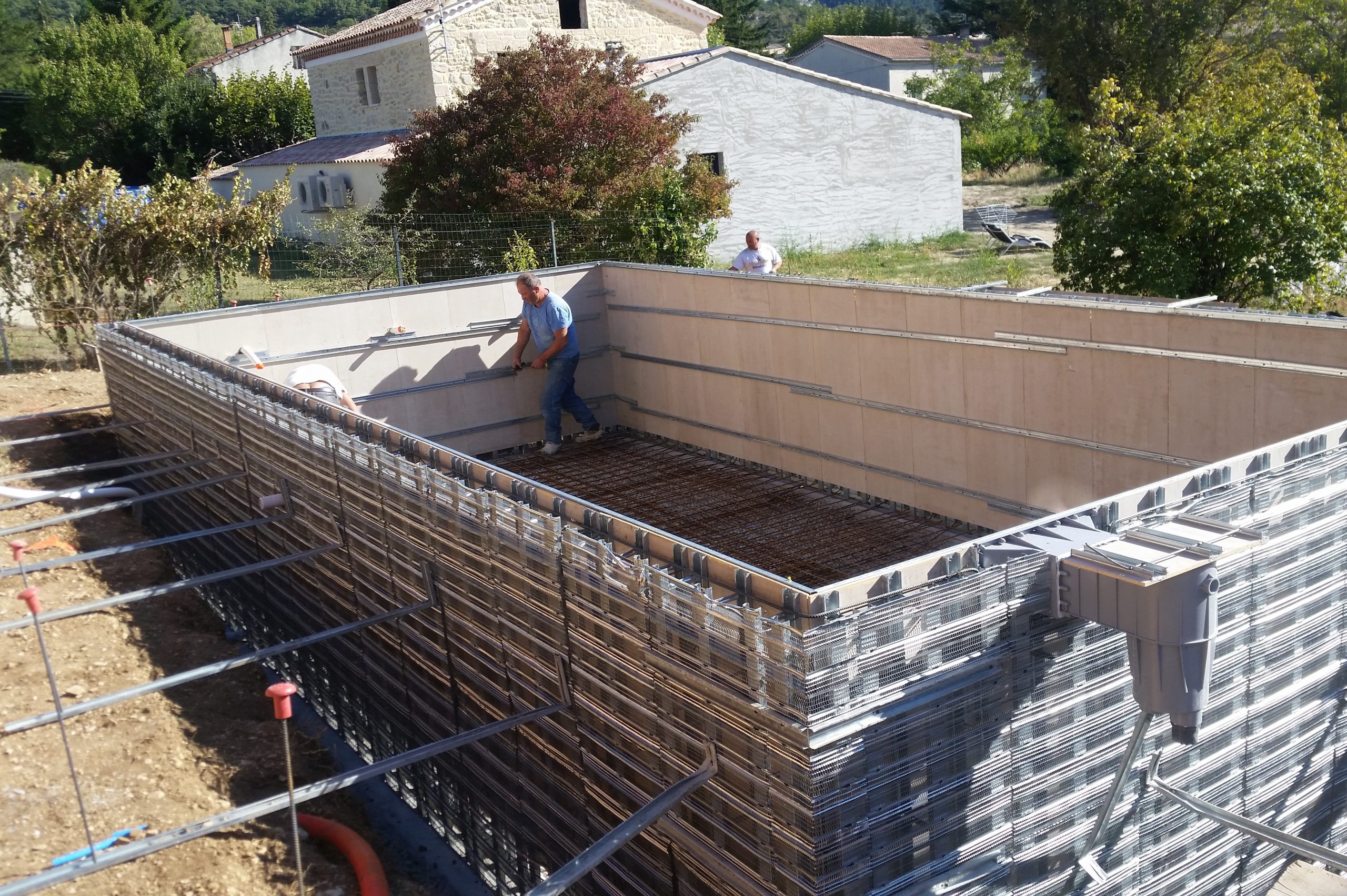 Les étapes d'une construction de piscine